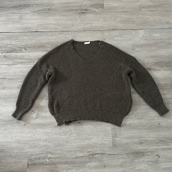 debut | Sweaters | Debut Army Greenolive Sweater | Poshmark